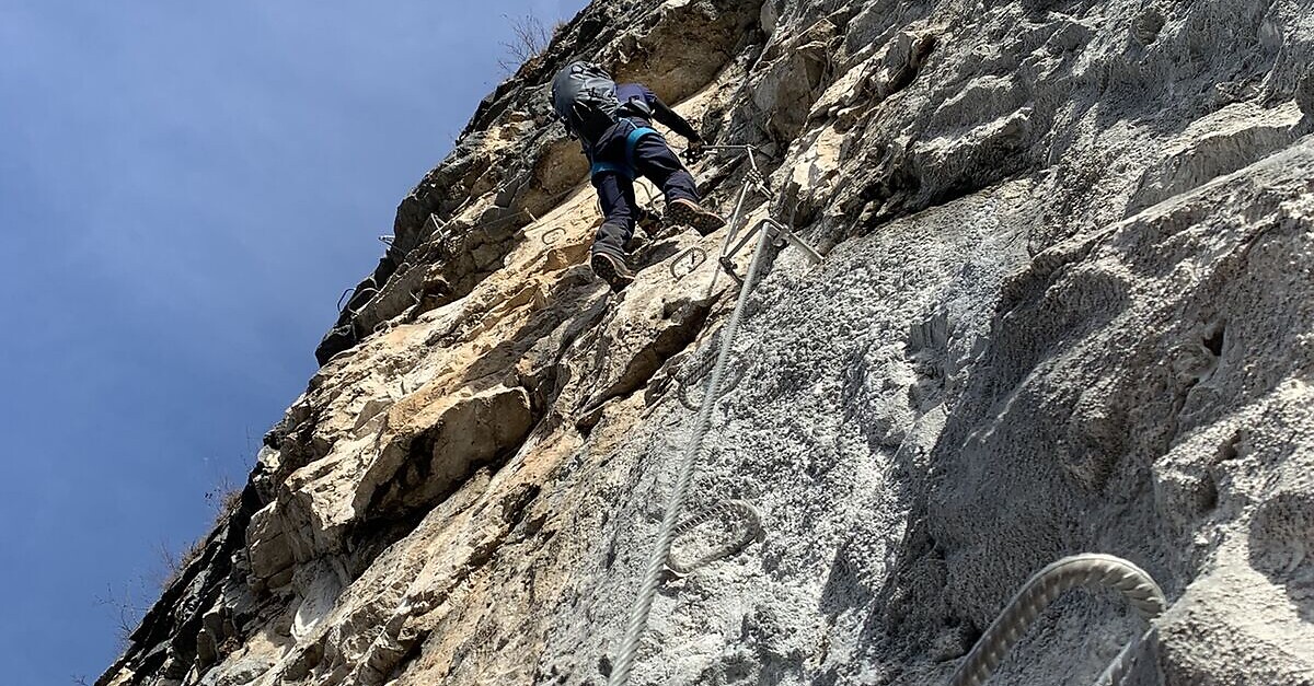 Via ferrata anello delle anguane - BERGFEX - Klettersteig - Tour Venetien
