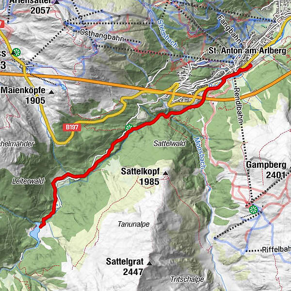 Rasthaus Verwall - BERGFEX - Wanderung - Tour Tirol