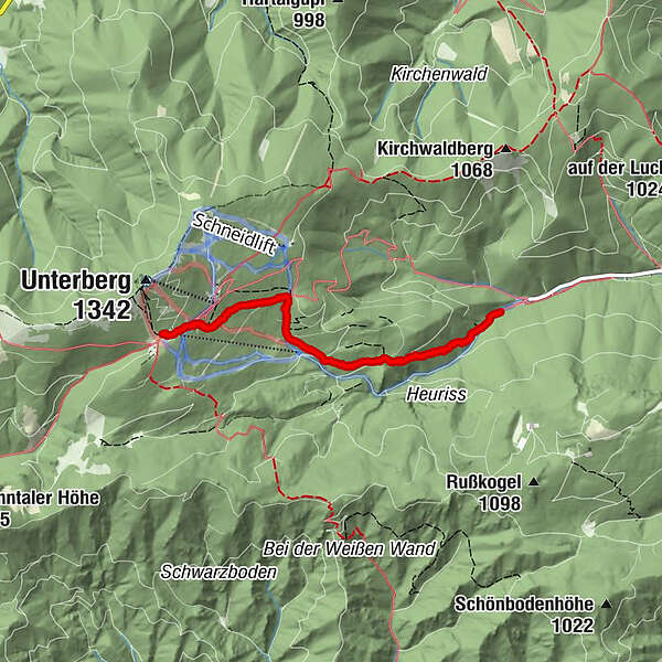 Unterberg - BERGFEX - Wanderung - Tour Niederösterreich