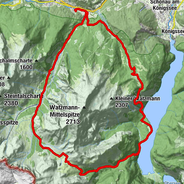 Watzmann Umrundung - BERGFEX - Trailrunning - Tour Bayern