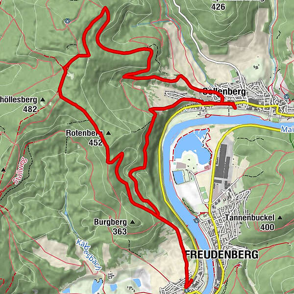 Reistenhausen-Kirschfurt-Runde - BERGFEX - Wanderung - Tour Bayern