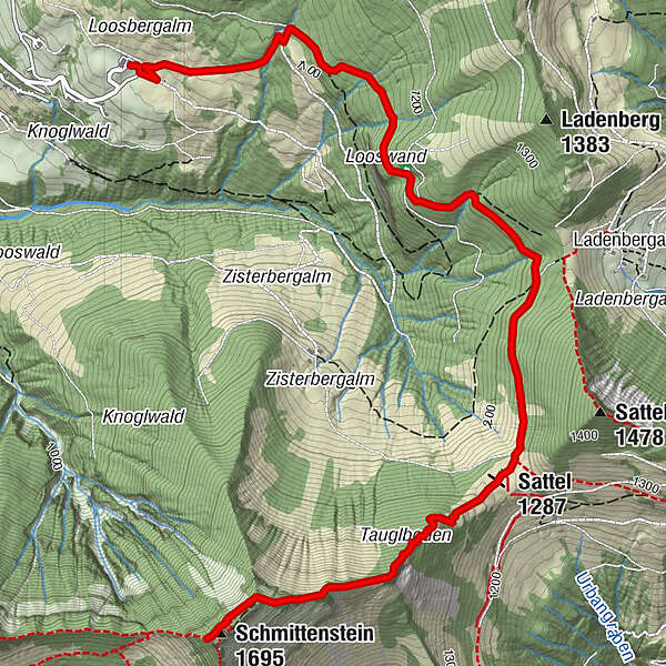 Sankt Koloman - Sattel - Schmittenstein - BERGFEX - Wanderung - Tour ...