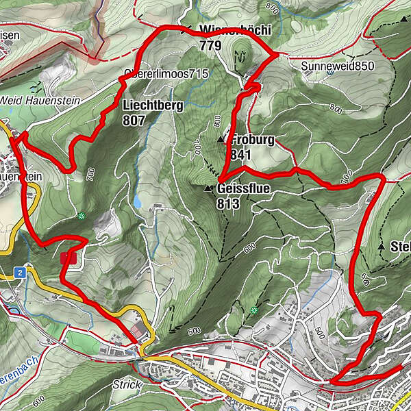 Trimbach - Froburg - Liechtberg - Isebähnli - BERGFEX - Wanderung ...