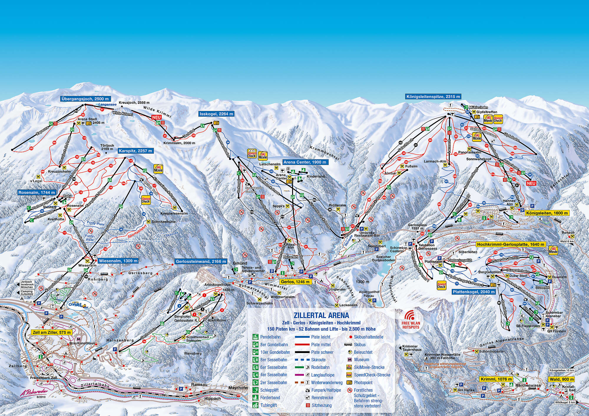 BERGFEX: Skiregion Zillertal Arena - Skiurlaub Zillertal Arena