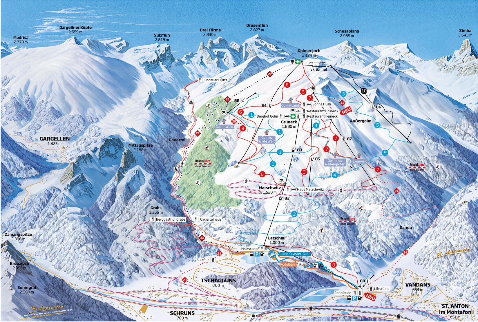 BERGFEX: Ski resort Golm / Montafon - Skiing holiday Golm / Montafon