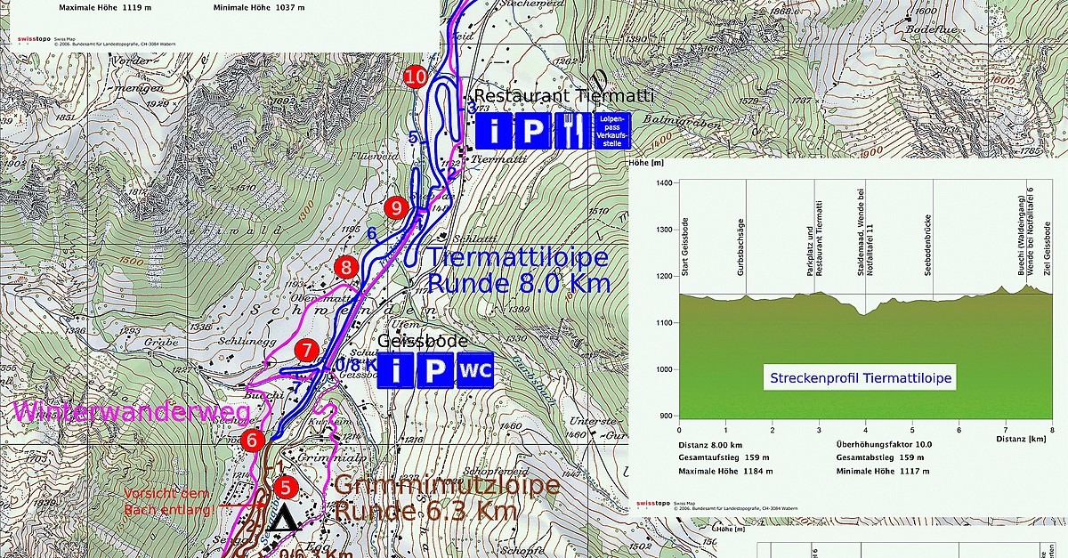 BERGFEX: Cross-country skiing Diemtigtal - Grimmialp: Cross-country ...
