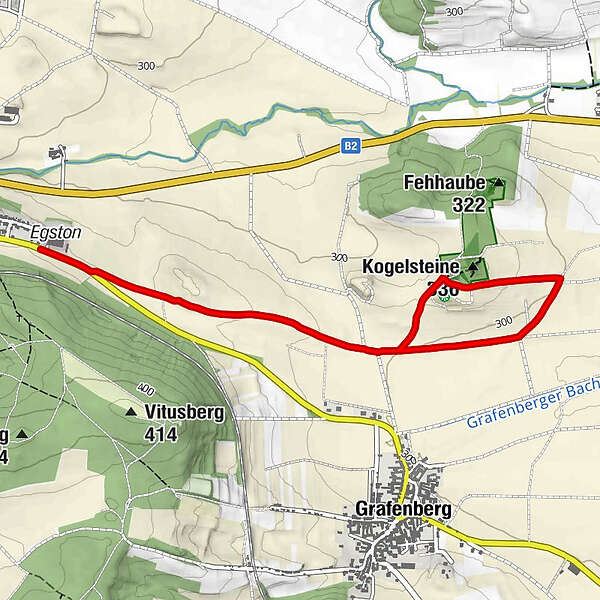 Gemeinde Straning-Grafenberg - Kogelsteine - BERGFEX - Wanderung - Tour ...