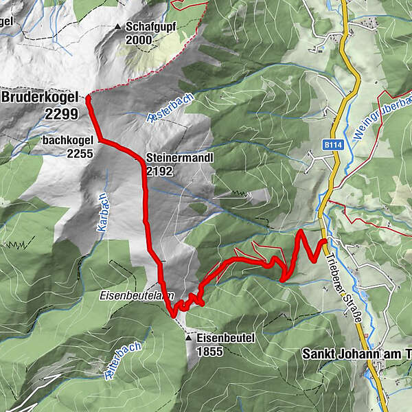 Bruderkogel - BERGFEX - Wanderung - Tour Steiermark