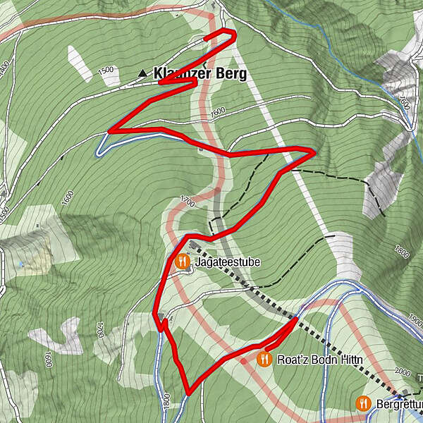 Wanderung zur Genusshütte Roatz Bodn 1.880m - BERGFEX - Wanderung ...