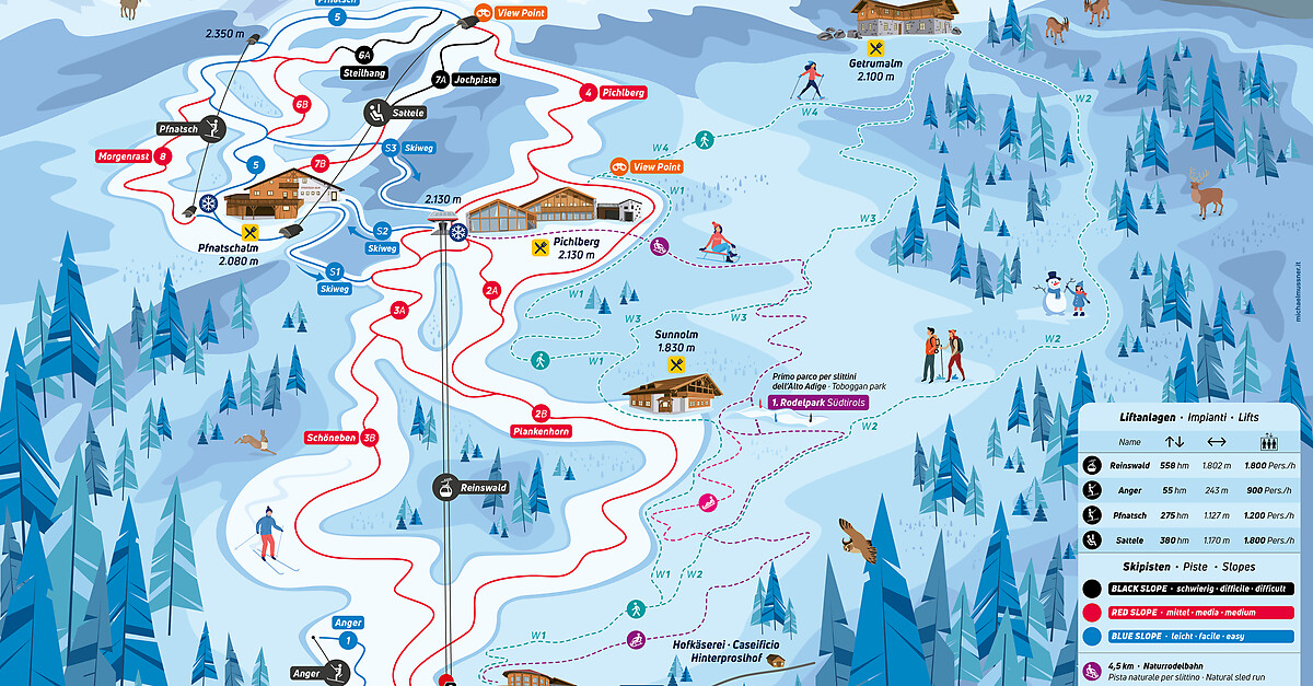 BERGFEX: Noleggio sci San Martino - Val Sarentino - Online Noleggio ...