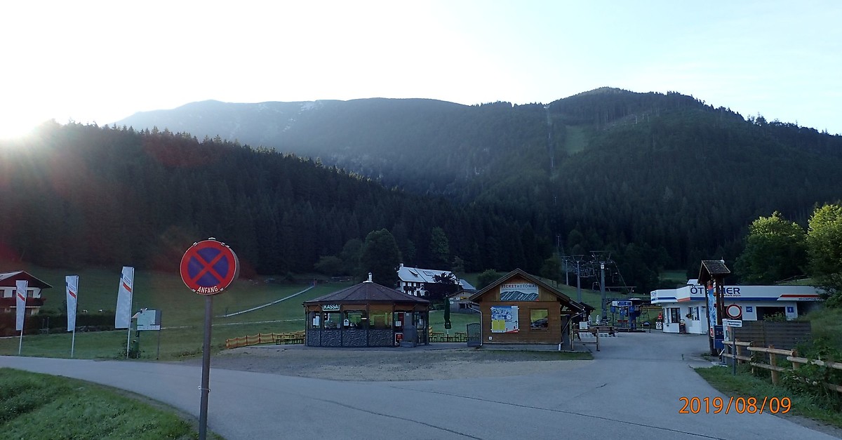 Lackenhof Weitental Raneck Rauer Kamm Großer Ötscher Sessellift ret ...