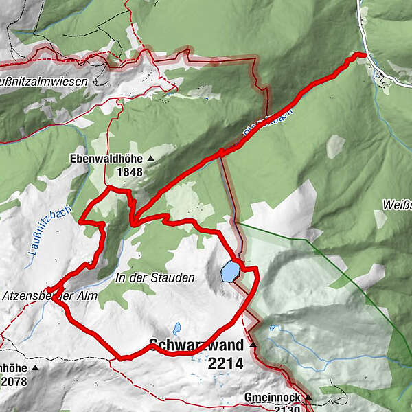 Rennweg am Katschberg - Schereck - Roter Riegel - Laußnitzeralm ...