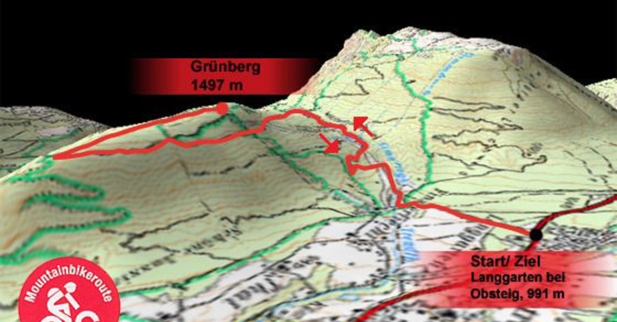 Obsteig - Grünberg - BERGFEX - Mountainbike - Tour Tirol