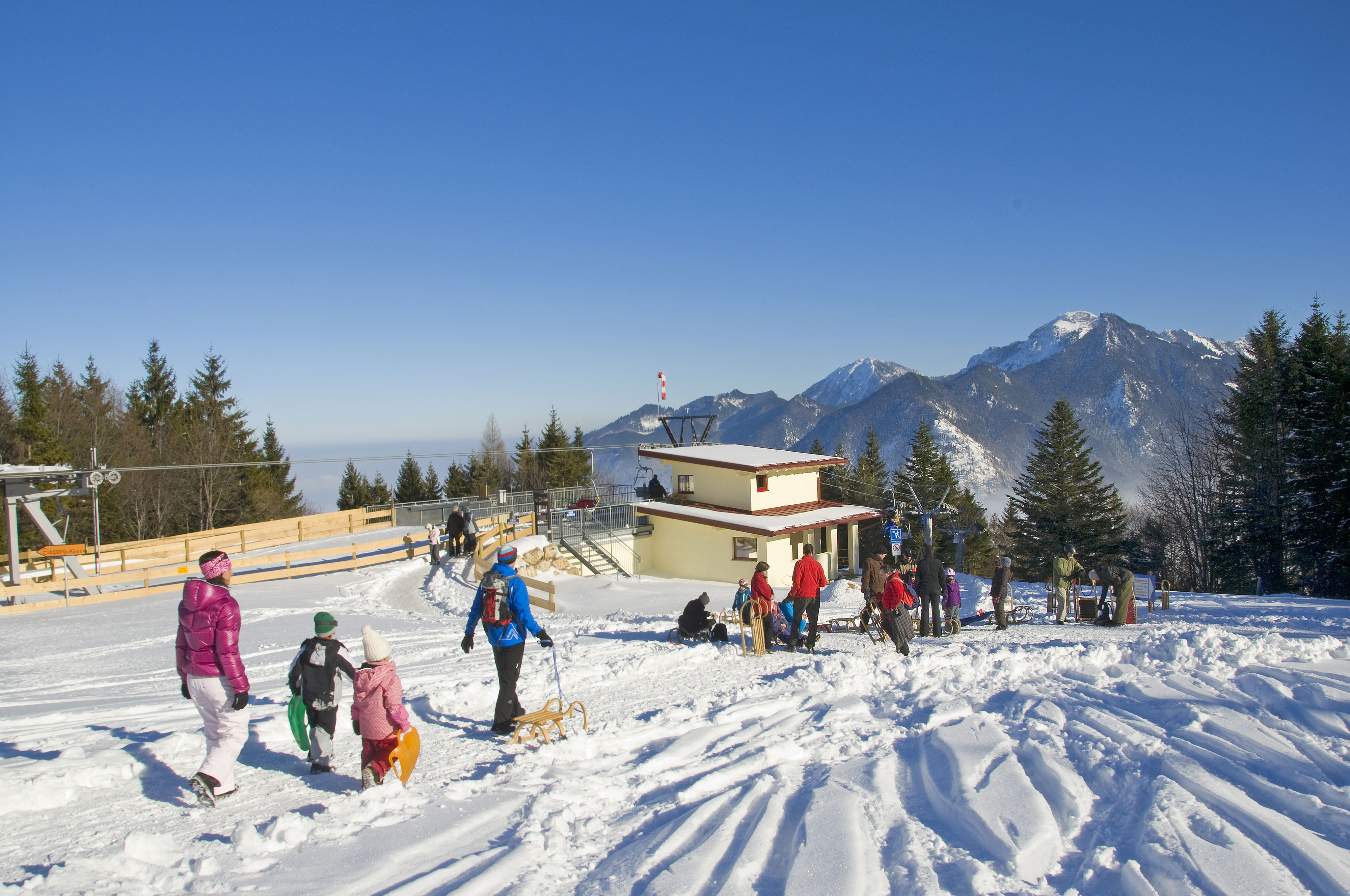 BERGFEX: Pistenplan Hochplatte / Marquartstein - Panoramakarte ...