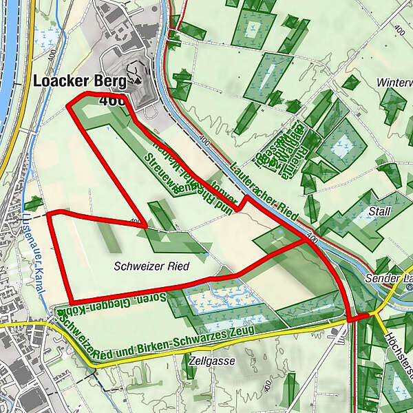 Lustenau - Loacker Berg - BERGFEX - Wanderung - Tour Vorarlberg