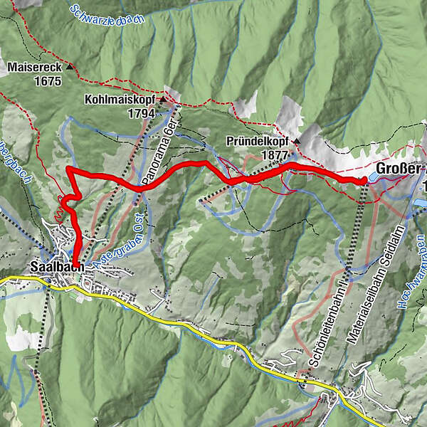 Kohlmais Talstation Wildenkarkogel - BERGFEX - Skitour - Tour ...