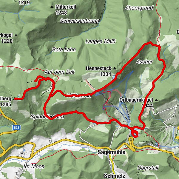Gemeinde Annaberg - Anna-Alm - Hochstadelberg - Spindelhofalm - BERGFEX ...