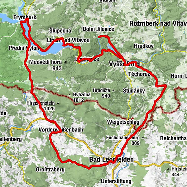 Bad Leonfelden - Schanzstüberl - svatý Filip a Jakub - Spitalkirche ...
