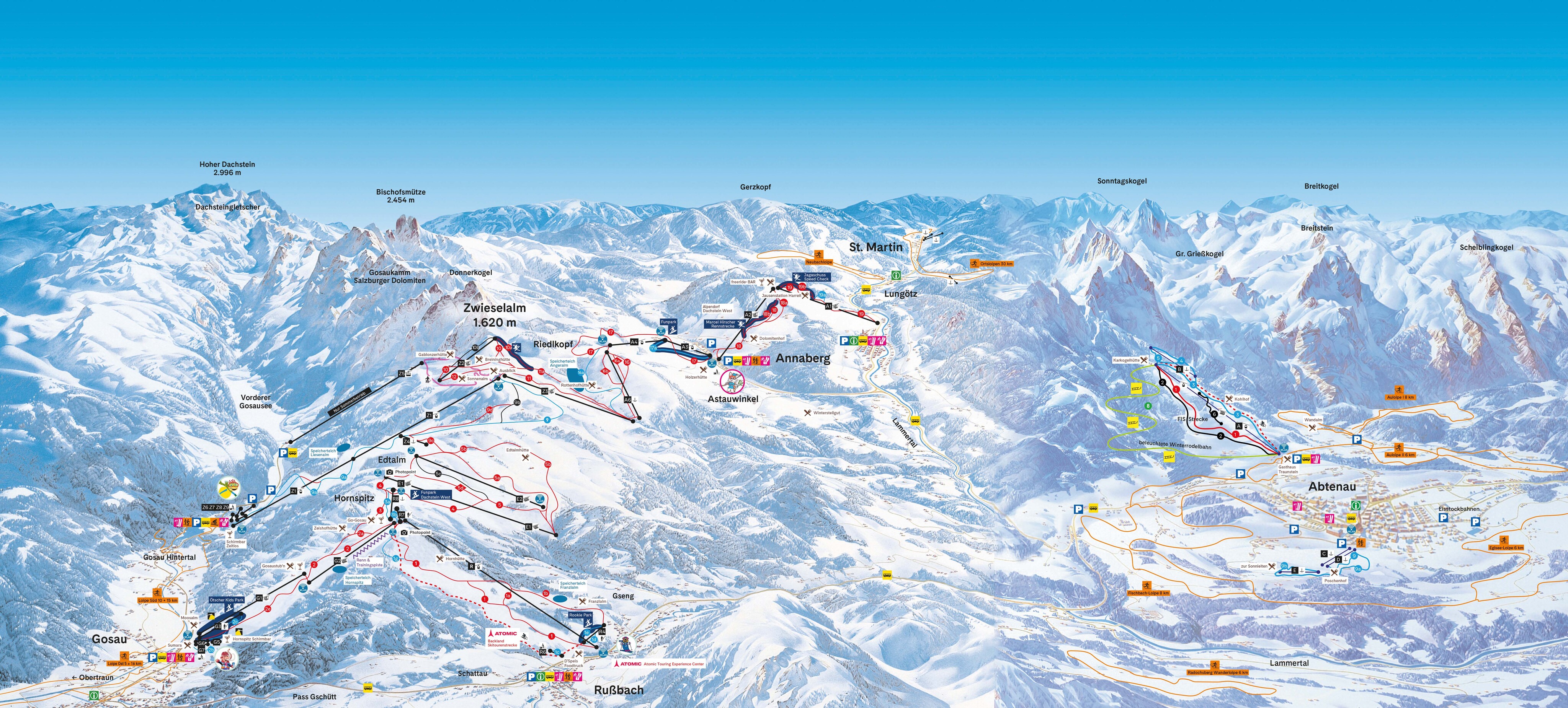 BERGFEX: Région de ski Dachstein West - Vacances de ski Dachstein West