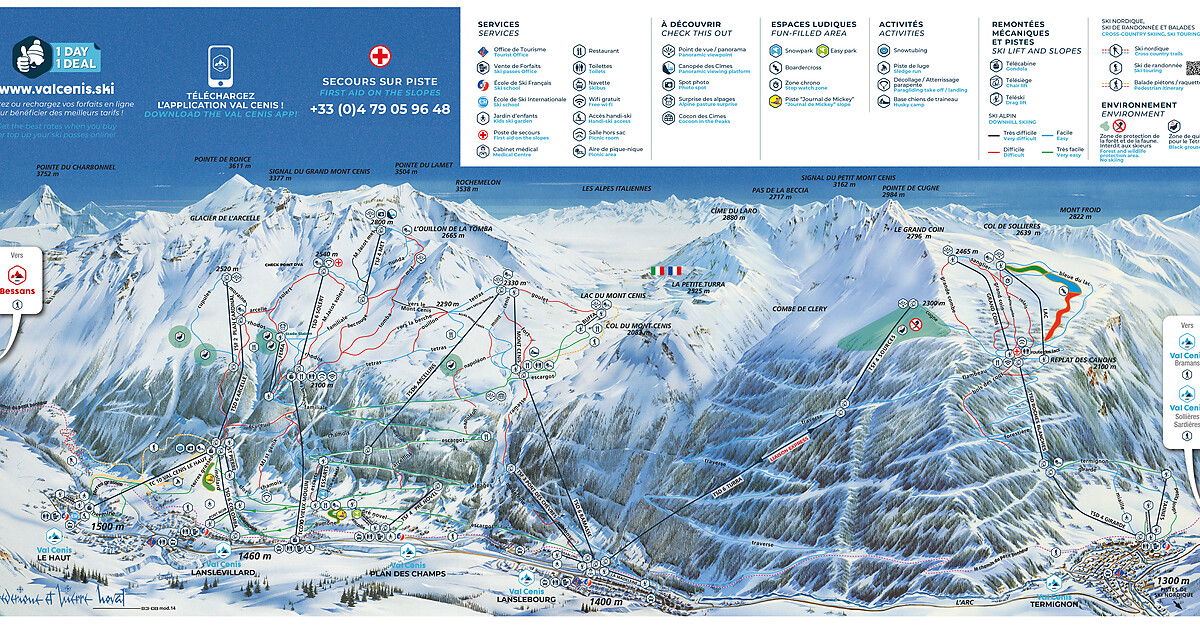BERGFEX: Ski resort Val Cenis - Skiing holiday Val Cenis