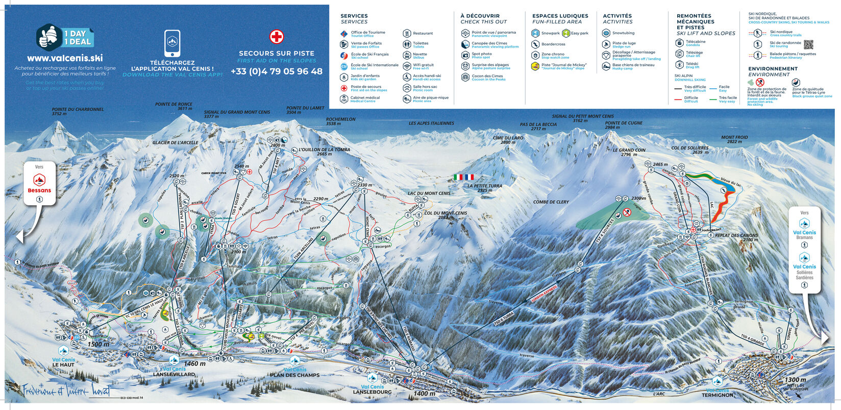 BERGFEX: Ski resort Val Cenis - Skiing holiday Val Cenis