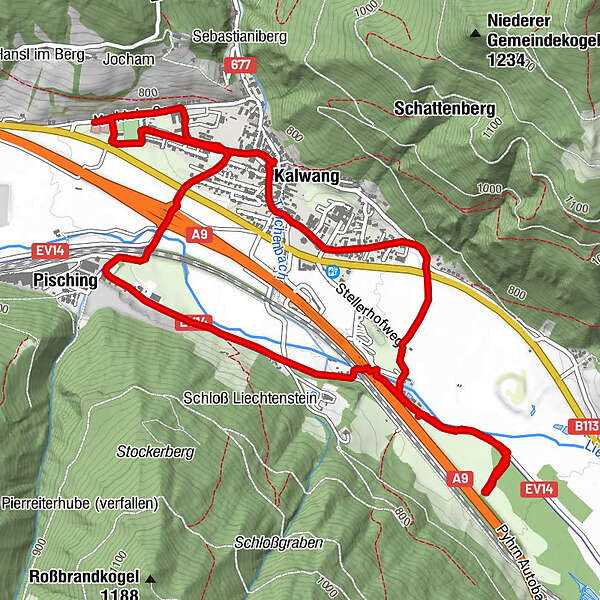 Kapellenweg, Kalwang, Österreich - BERGFEX - Wanderung - Tour Steiermark