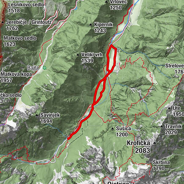 Logarska Dolina - Kmečka hiša Ojstrica - BERGFEX - Wanderung - Tour Savinjska