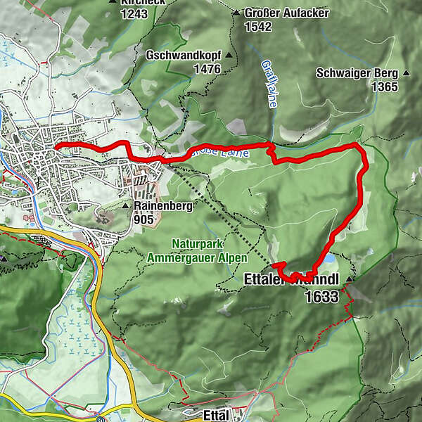 Oberammergau - Laber-Bergbahn - Die Laberei - BERGFEX - Wanderung ...