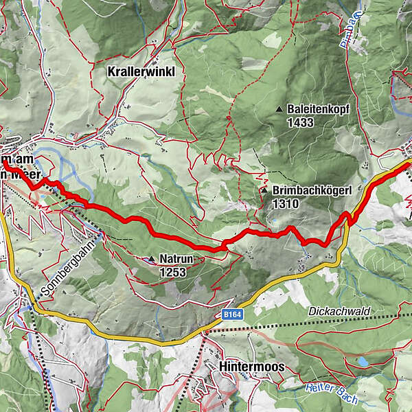 Über den Jufen nach Hinterthal - BERGFEX - Wanderung - Tour Salzburger Land