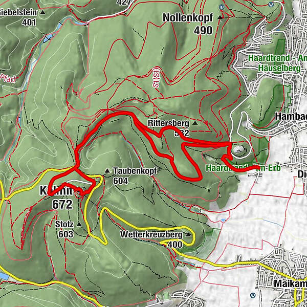 Neustadt an der Weinstraße - Kalmit - Kalmithaus - BERGFEX - Wanderung ...