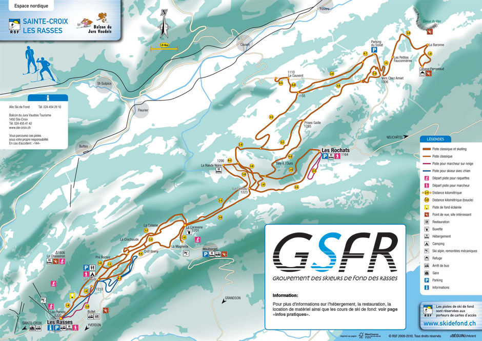 BERGFEX: Plan des pistes Sainte-Croix / Les Rasses: Ski de fond Sainte ... BERGFEX: Plan des pistes Sainte-Croix / Les Rasses: Ski de fond Sainte ...