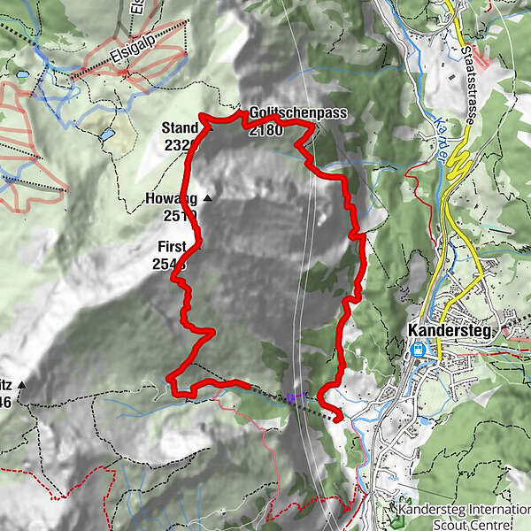 Allmenalp - First - Stand - Kandersteg (Luftseilbahn) - BERGFEX ...