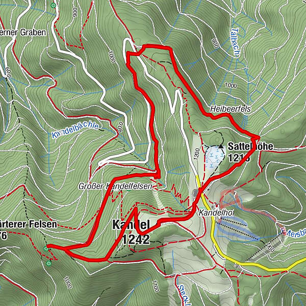 Rund um den Kandel - BERGFEX - Wanderung - Tour Baden-Württemberg