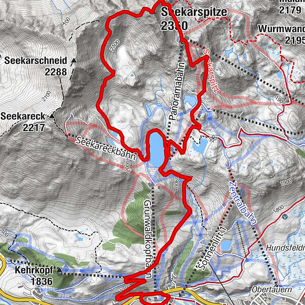 Untertauern - Hochalm - Seekarspitze - die Talstation - BERGFEX ...
