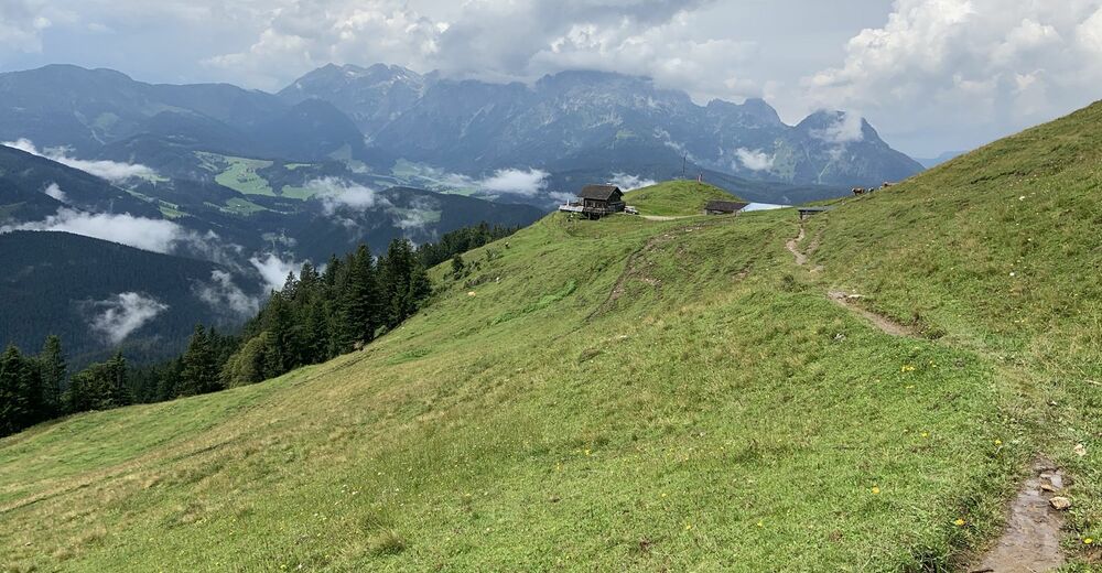 Rundtour Filzmoos Aualm sulzkaralm madalalm losseggalm hofpürgelhütte ...