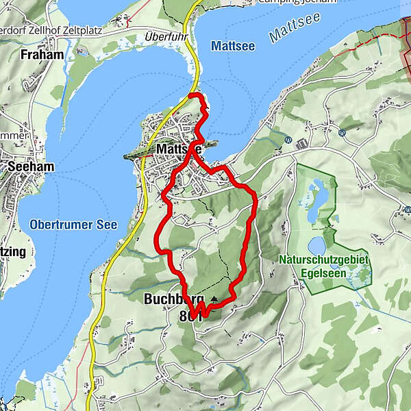 Mattsee - Schloßberg - Buchberg - BERGFEX - Wanderung - Tour Salzburger ...
