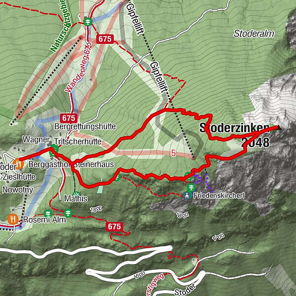 Stoder - Stoderzinken - Berggasthof Steinerhaus - BERGFEX - Wanderung - Tour Steiermark