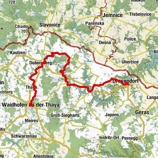 KTM Etappe 4: Waidhofen/Thaya – Drosendorf/Thaya - BERGFEX - Fernradweg ...