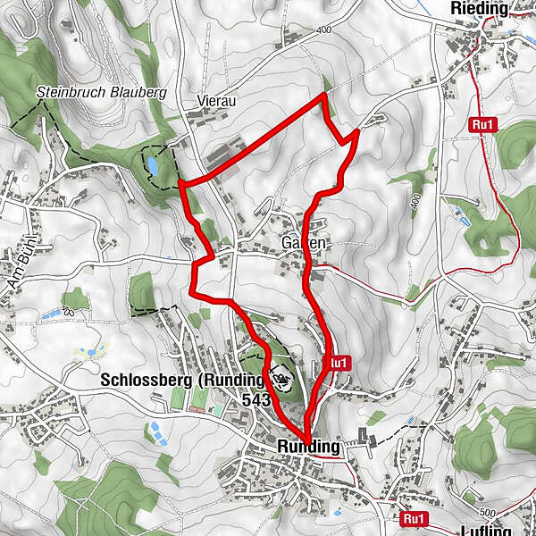 Runding - Garten - Al Castello - Schlossberg (Runding) - BERGFEX ...