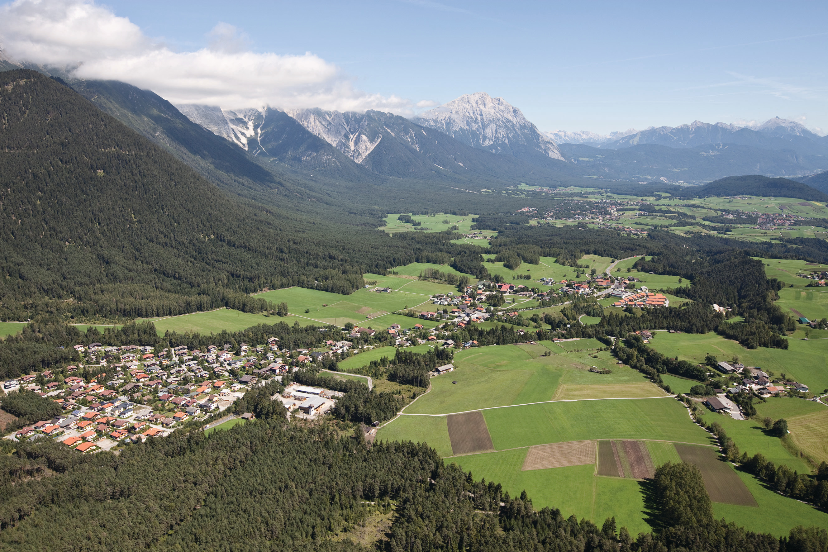 BERGFEX: Carte panoramique Obsteig: Carte Obsteig - Alpage - Obsteig