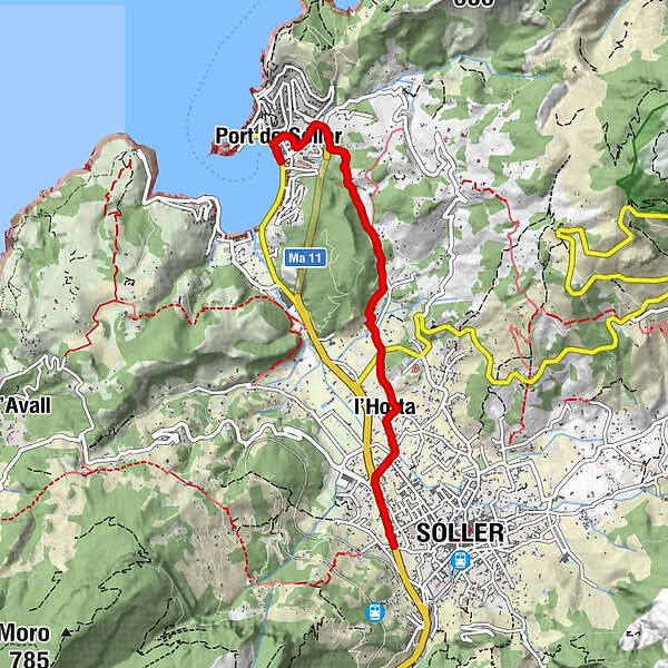 Von Sóller nach Port de Sòller - BERGFEX - Wanderung - Tour Balearen