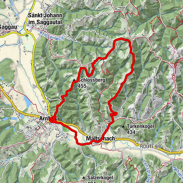 Arnfelser Wege - Eichberg E2 - BERGFEX - Wanderung - Tour Steiermark