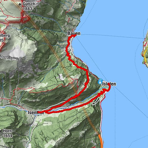 Bauen (See) - Schiller Hotel - St.Theodul - Isleten-Isenthal - BERGFEX ...