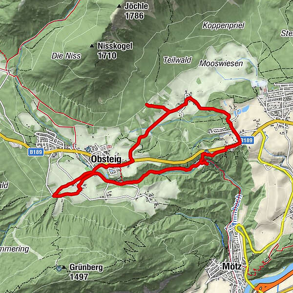 Burg Klamm - Wasserfall - Gschwenter Hohlweg - BERGFEX - Wanderung ...
