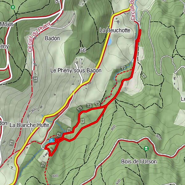 Gérardmer - Saut de la Bourrique - BERGFEX - Wanderung - Tour Grand Est