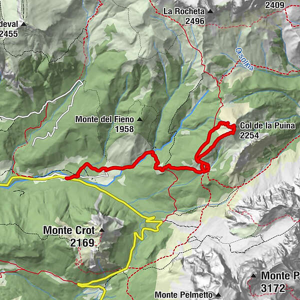 Selva di Cadore - Rifugio Aquileia - Col de la Puina - Rifugio Città di ...