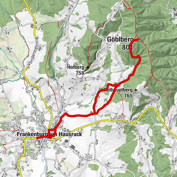Frankenburg am Hausruck - Oberhaselbach - Renigen - Göblberg - BERGFEX ...