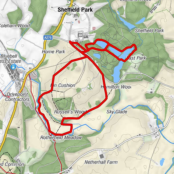 Sheffield Park - Pulham Falls - The Grand Cascade - BERGFEX - Wanderung ...