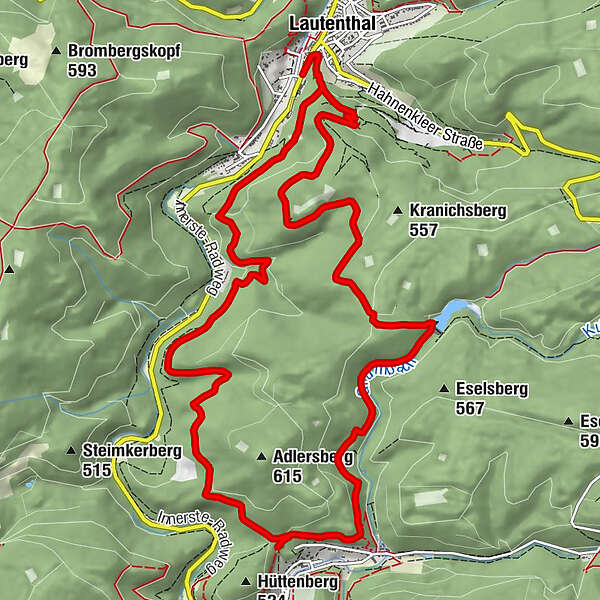 Harzer Schnitzelkönig - Lautenthal - Maaßener Gaipel - Hüttschenthal - BERGFEX - Wanderung ...