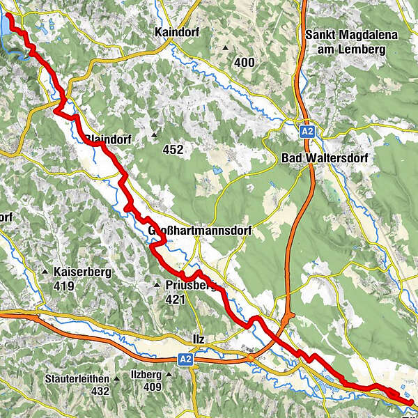 Fürstenfeld - Stubenberg - BERGFEX - Radfahren - Tour Steiermark